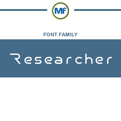 Researcher Font Family: Download Free | MaisFontes