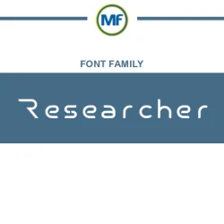 Researcher: Download Free Font | MaisFontes