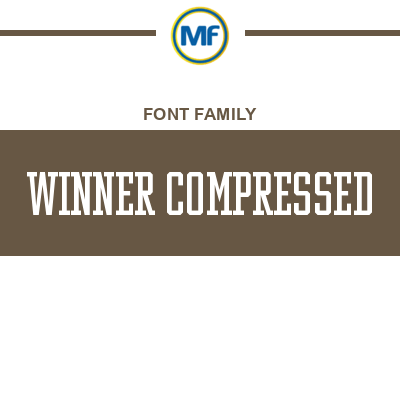 Download Winner Compressed Fonts | MaisFontes