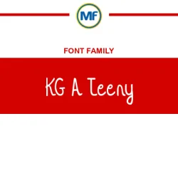 KG A Teeny Tiny: Free Font Download | MaisFontes