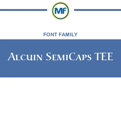 Download Alcuin SemiCaps TEE Fonts | MaisFontes
