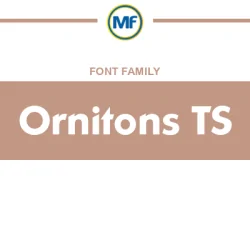Ornitons TS Heavy Font: Free Download | MaisFontes
