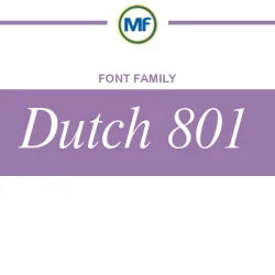 Dutch 801 Extra Bold: Download Free Font | MaisFontes