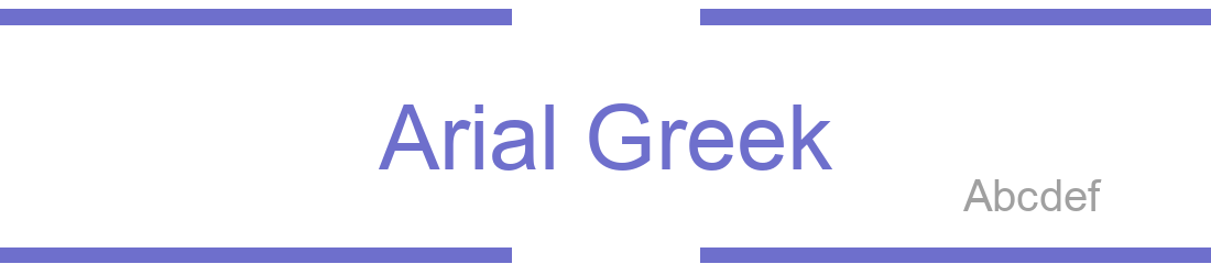 Arial Greek: Download Free Font | MaisFontes