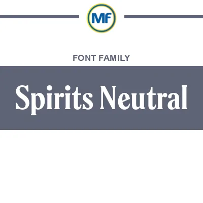 Download Spirits Neutral Fonts | MaisFontes