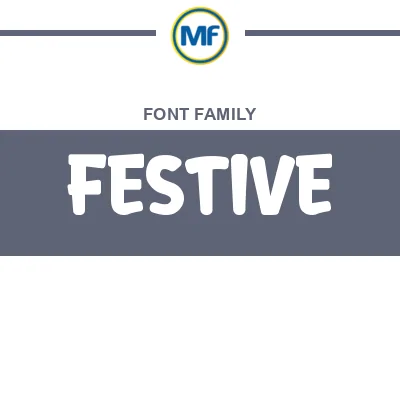 Festive Font Family: Download Free | MaisFontes