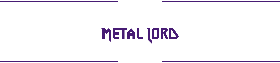 Metal Lord Heavy: Baixar Fonte Grátis | MaisFontes