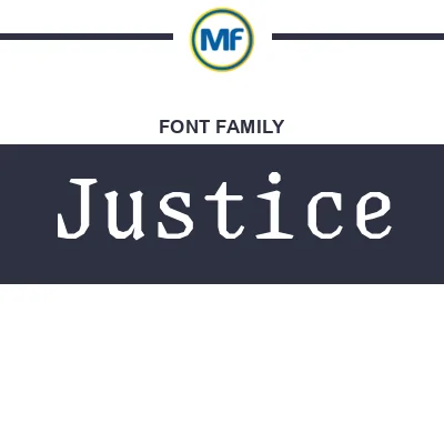 Download Justice Fonts | MaisFontes