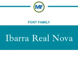Ibarra Real Nova Regular: Free Font Download | MaisFontes