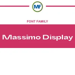 Massimo Display Semi Font: Free Download | MaisFontes
