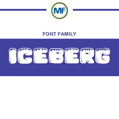 Download Iceberg Flot Fonts | MaisFontes