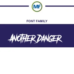 Another Danger Font: Free Download | MaisFontes