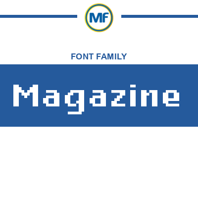 Magazine Font Family: Download Free | MaisFontes