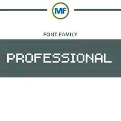 FFF Professional Bold: Free Font Download | MaisFontes