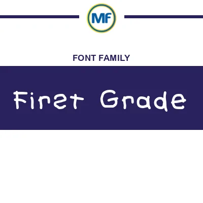 First Grade Font Family: Download Free | MaisFontes