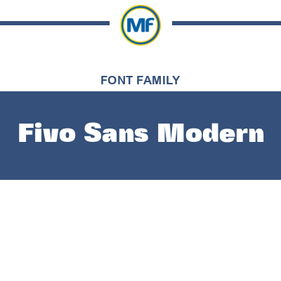 Fivo Sans Modern Font Family: Download Free | MaisFontes