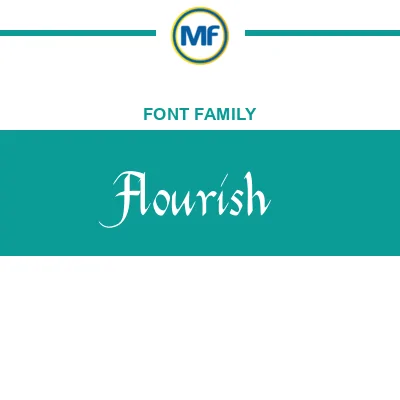 Flourish Font Family: Download Free | MaisFontes