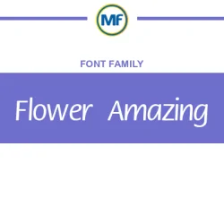 Flower Amazing Regular Font: Free Download | MaisFontes