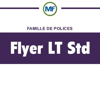 Flyer LT Std Famille de Polices: Téléchargement Gratuit | MaisFontes