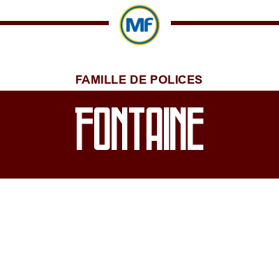 Fontaine Famille de Polices: Téléchargement Gratuit | MaisFontes