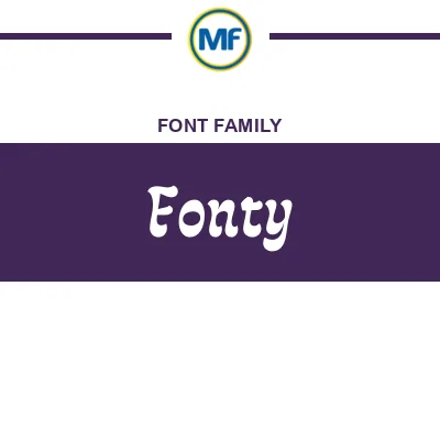 Fonty Font Family: Download Free | MaisFontes