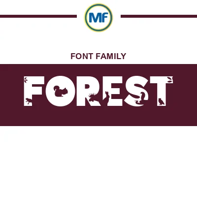 Forest Font Family: Download Free | MaisFontes