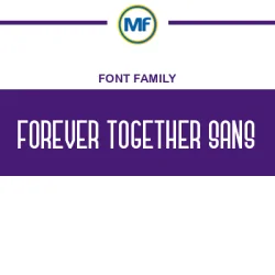 Forever Together Sans Outline: Free Font Download | MaisFontes