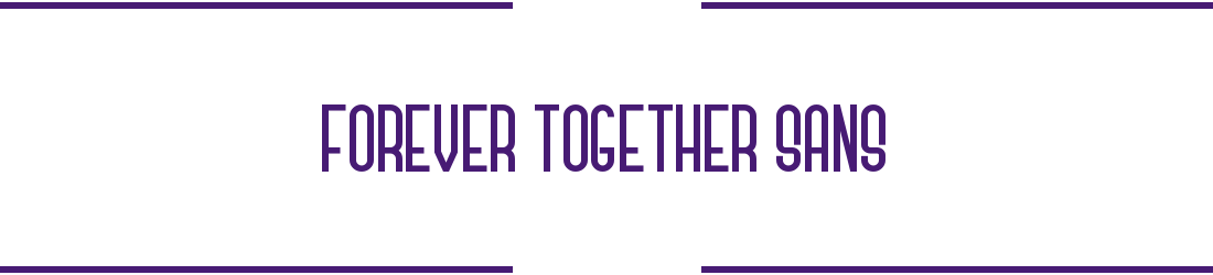 Forever Together Sans Outline: Free Font Download | MaisFontes