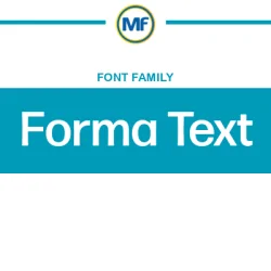 Forma Text Regular: Download Free Font | MaisFontes
