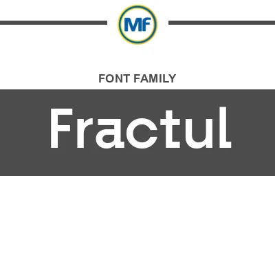 Fractul Font Family: Free Download | MaisFontes