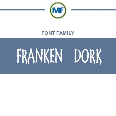 Franken Dork Font Family: Download Free | MaisFontes