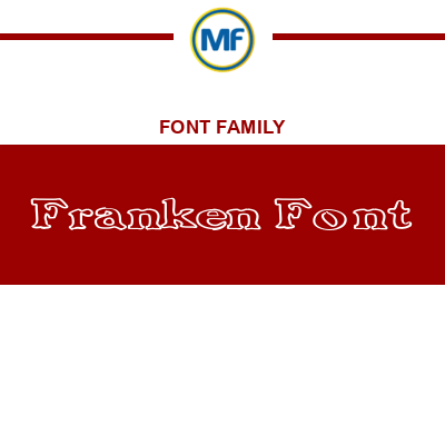 Franken Font Font Family: Download Free | MaisFontes
