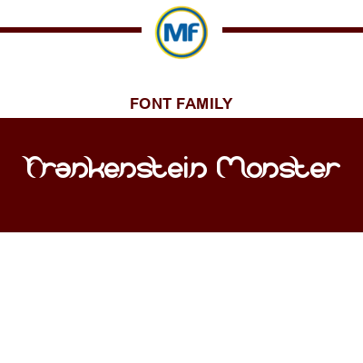 Frankenstein Monster Font Family: Download Free | MaisFontes