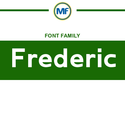 Frederic Font Family: Download Free | MaisFontes