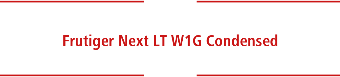 Frutiger Next LT W1G Condensed Bold Font: Free Download | MaisFontes