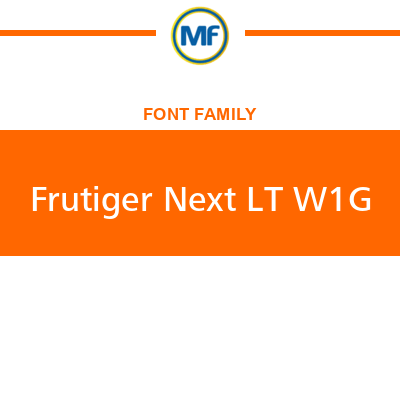 Frutiger Next LT W1G Font Family: Free Download | MaisFontes