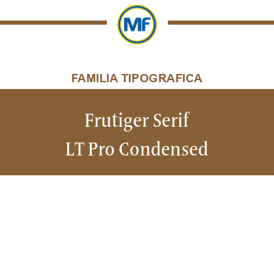 Frutiger Serif LT Pro Condensed Familia de Fuentes: Descargar Gratis ...