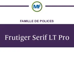 Frutiger Serif LT Pro Bold: Télécharger une police gratuite | MaisFontes