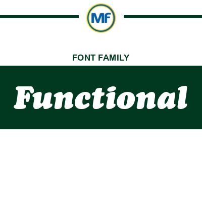 Functional Font Family: Free Download | MaisFontes