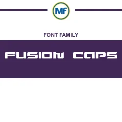 Fusion Caps Font: Free Download | MaisFontes