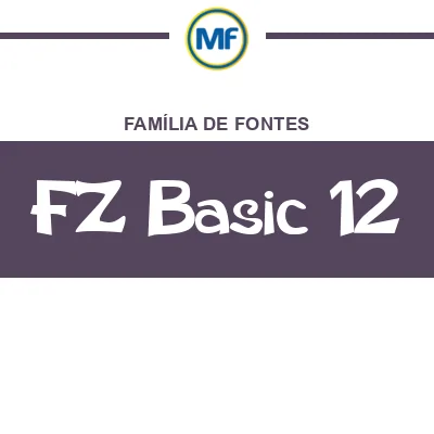 FZ Basic 12 Família de Fontes: Baixe Grátis | MaisFontes
