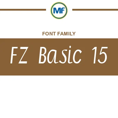FZ Basic 15 Font Family: Free Download | MaisFontes