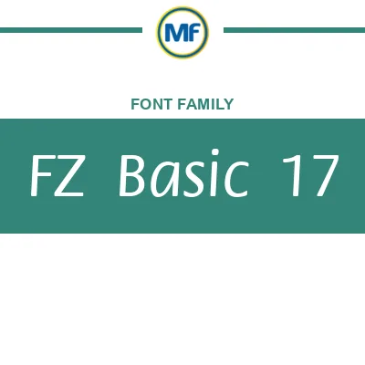 FZ Basic 17 Font Family: Download Free | MaisFontes