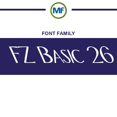 FZ Basic 26 Font Family: Download Free | MaisFontes