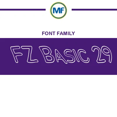 FZ Basic 29 Font Family: Download Free | MaisFontes