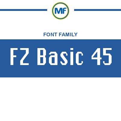 FZ Basic 45 Font Family: Download Free | MaisFontes