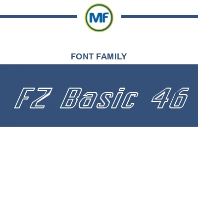 FZ Basic 46 Font Family: Download Free | MaisFontes