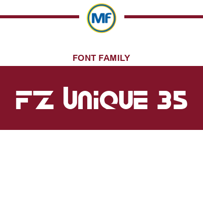 FZ Unique 35 Font Family: Download Free | MaisFontes
