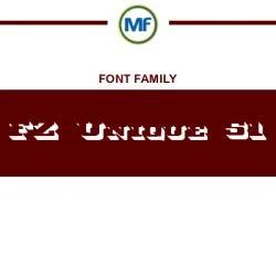 FZ UNIQUE 51 Extended: Free Font Download | MaisFontes