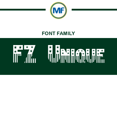 FZ Unique Font Family: Download Free | MaisFontes